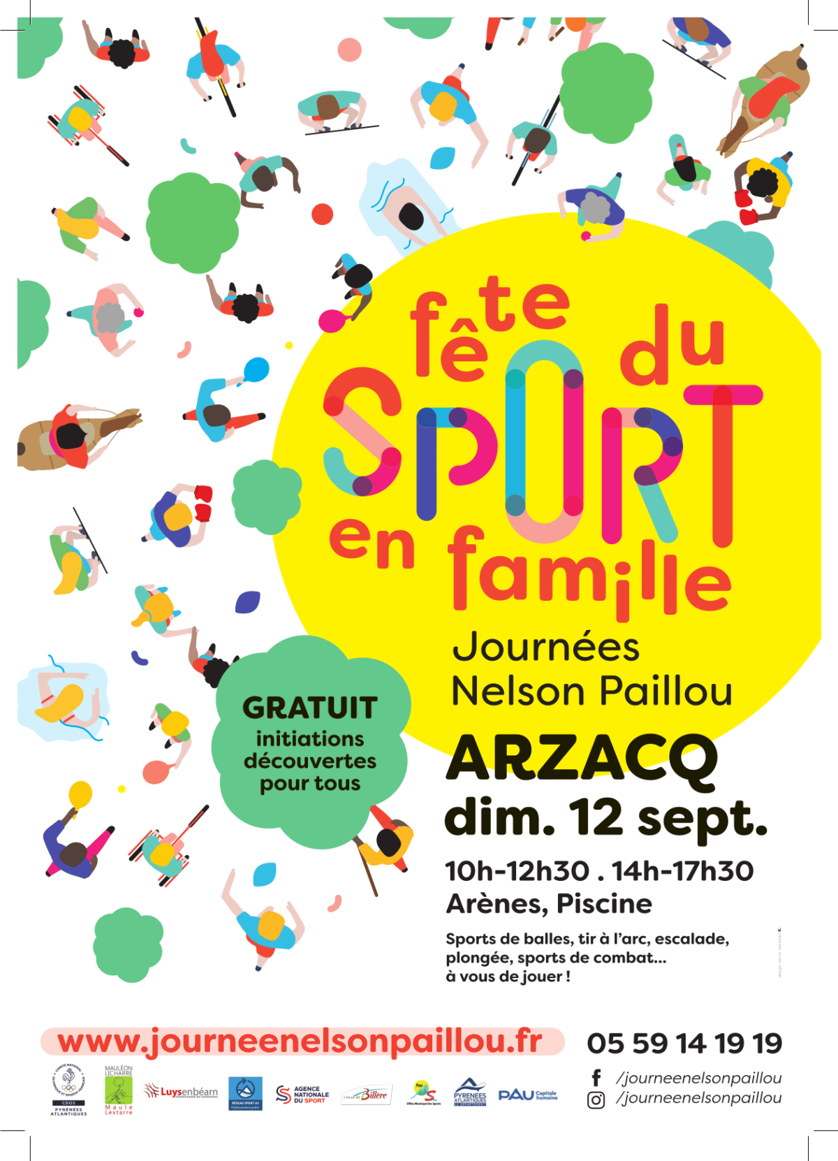 « Journée Nelson Paillou – Fête du Sport en Famille » - Ville de Garlin